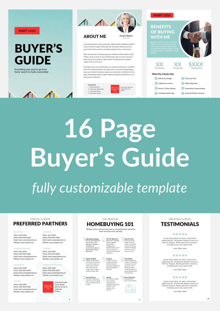 Real Estate Buyers Guide Template